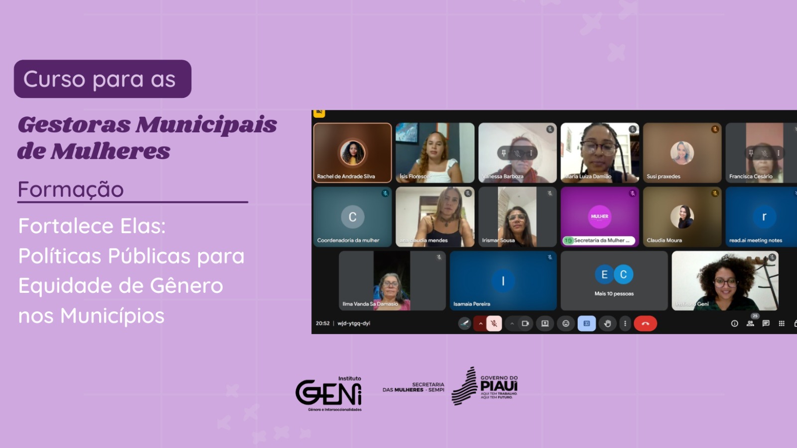 SEMPI: Formação “Fortalece Elas” aborda interseccionalidade e políticas ...