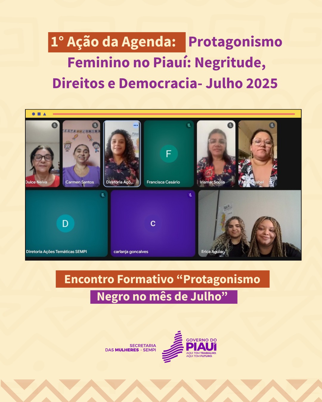 SEMPI promove encontro formativo com OPMs para alinhar ações do “Julho ...